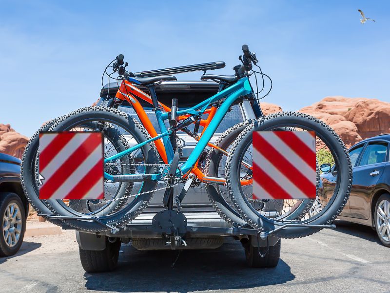 Warntafel Italien Fahrradtrager Befestigen